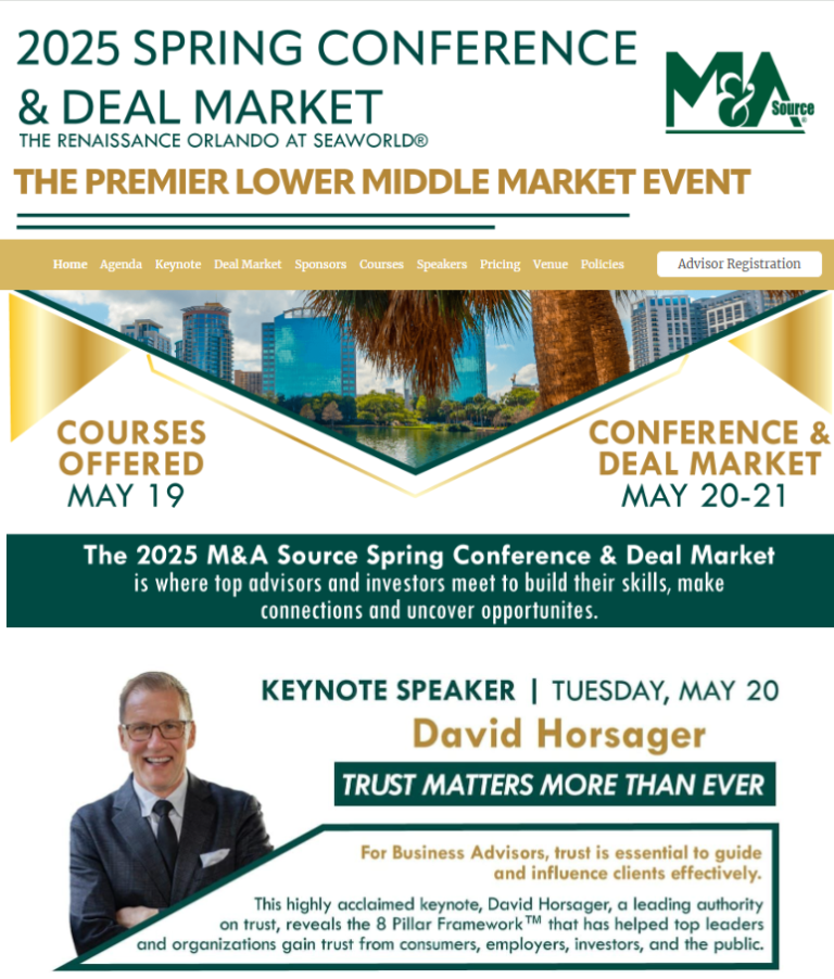 M&A Source 2025 Spring Conference & Deal Market - The NYBB Group